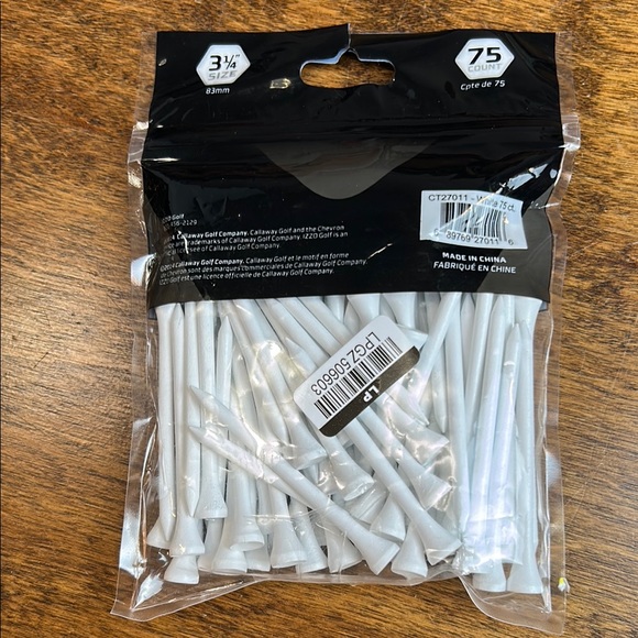 Callaway | Other | Callaway White Golf Tees Bulk Pack | Poshmark